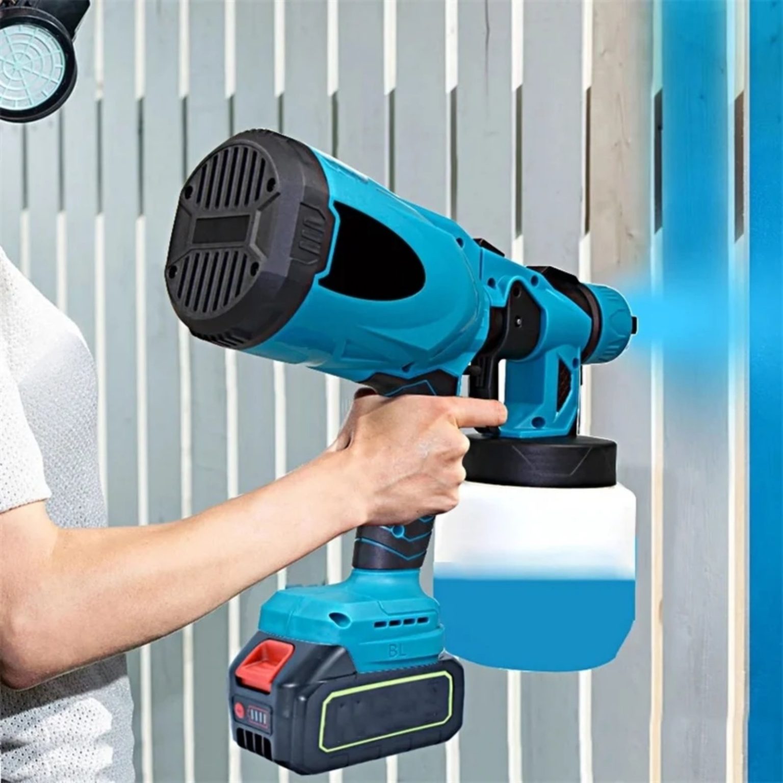 Aku pištolj za farbanje 800w sa dve baterije – Tehno Lider Shop